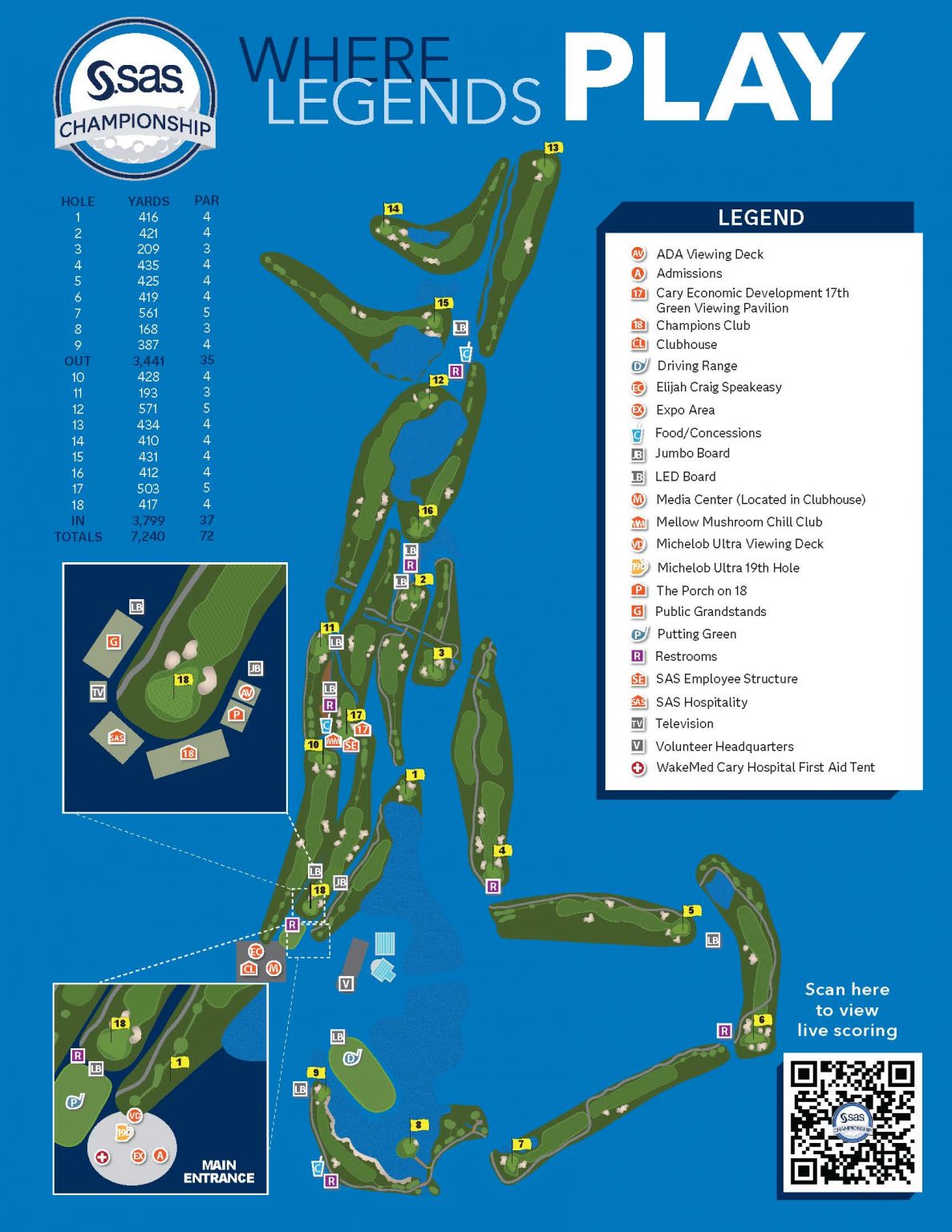 Course Map - SAS Championship
